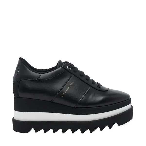 Stella McCartney Elyse Wedge Sneakers - Black
