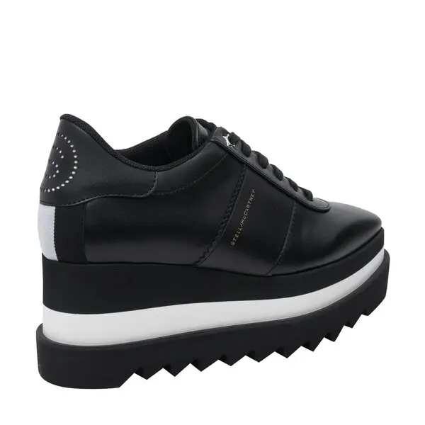 Stella McCartney Elyse Wedge Sneakers - Black
