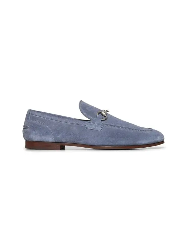 Gucci Dark Grey Jordaan Loafers