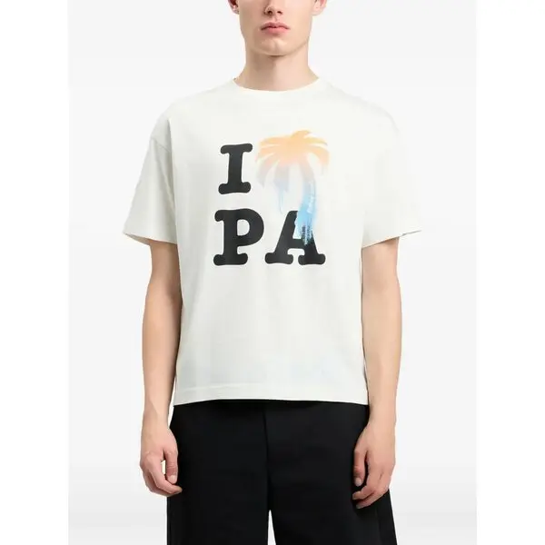 Palm Angels Neutrals T-shirts & Vests T-shirts