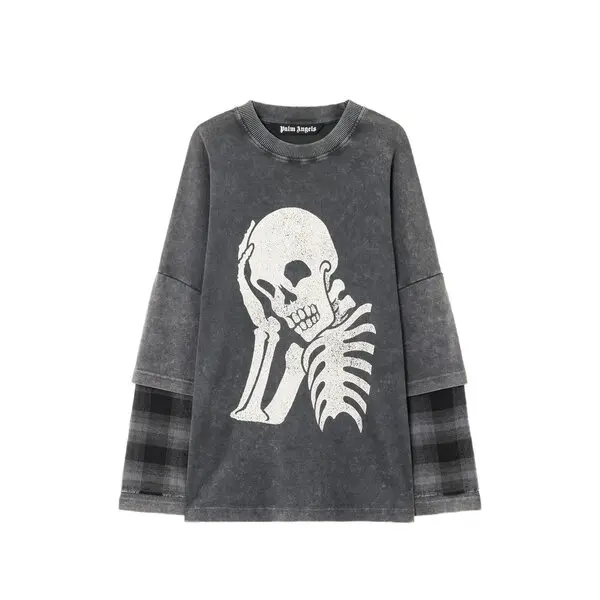 Palm Angels Grey Sweaters & Knitwear Sweatshirts