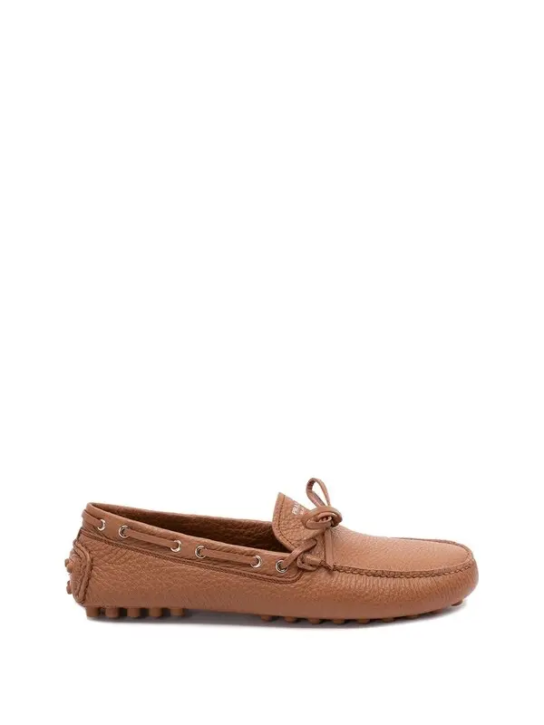 Prada Leather `driver` Loafers