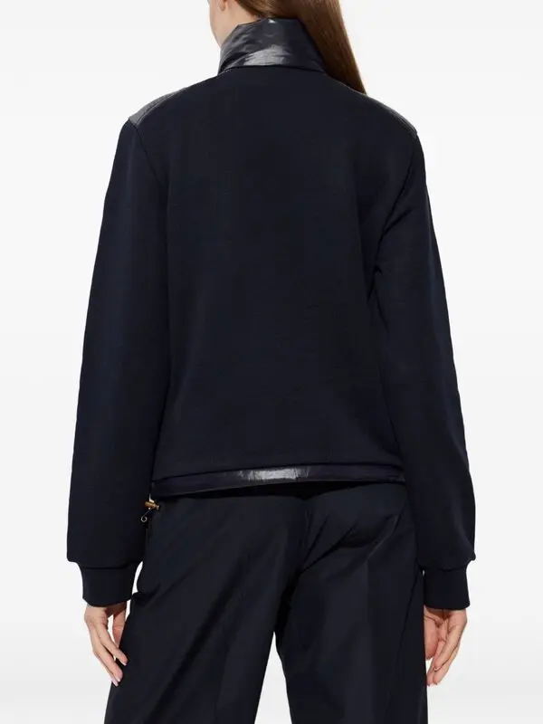 Moncler Wool And Nylon Padded Cardigan