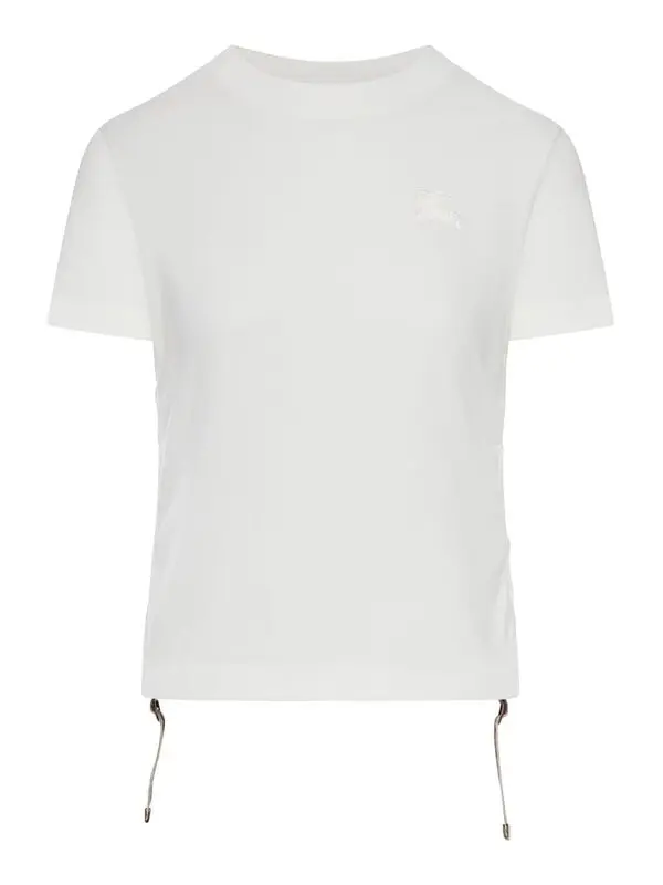Burberry Equestrian Knight Design T-shirt - White
