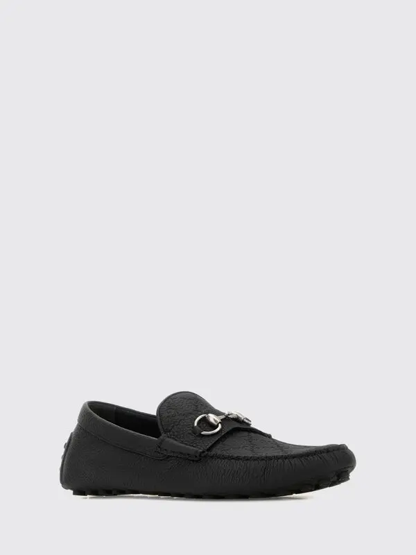 Gucci Leather Loafers - Black