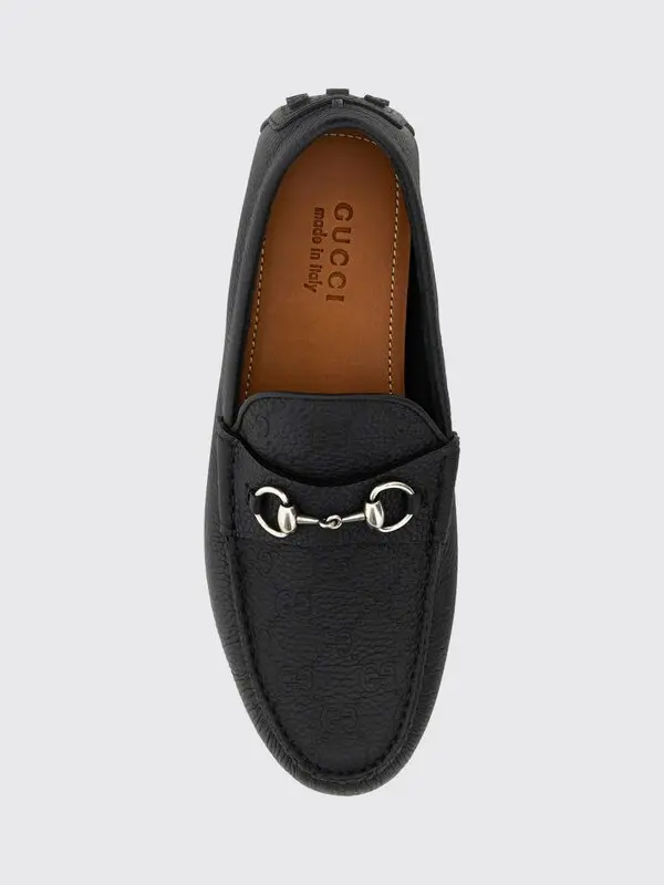 Gucci Leather Loafers - Black