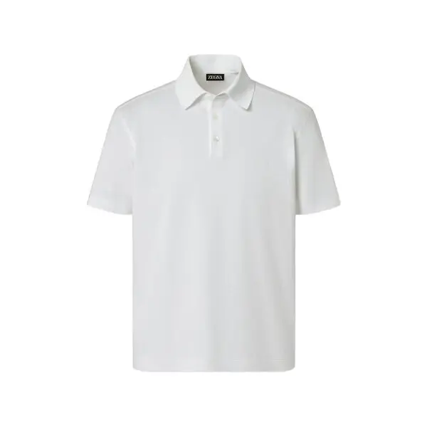 Zegna Polo Shirts - White