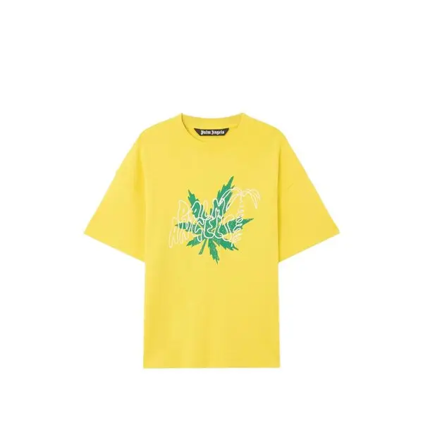 Palm Angels T-shirts & Vests T-shirts - Yellow