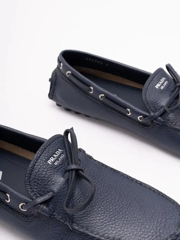 Prada Leather `driver` Loafers