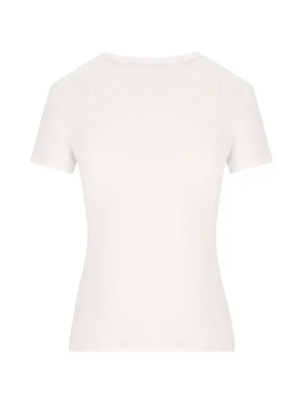 Celine Logo Cotton T-shirt