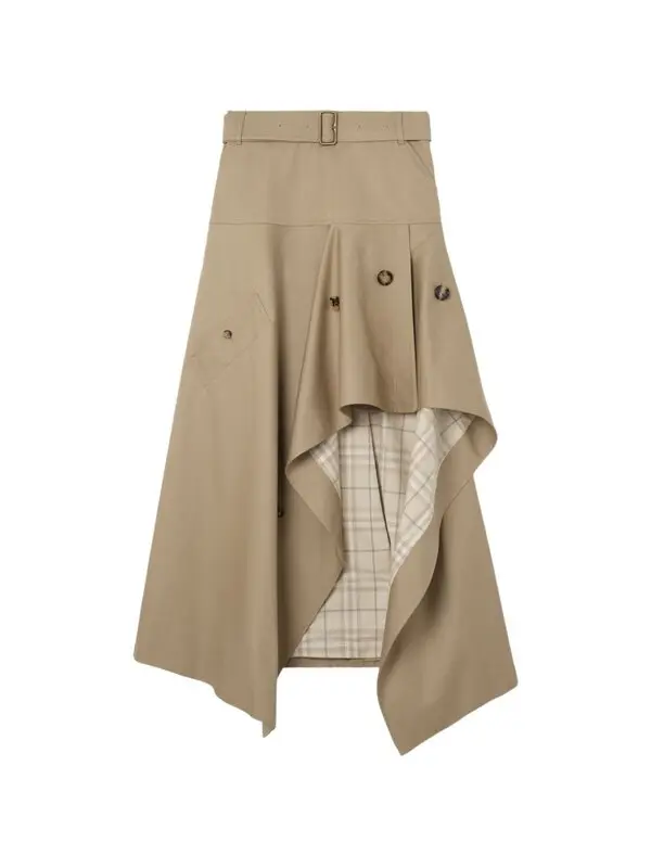 Burberry Cotton Long Skirt