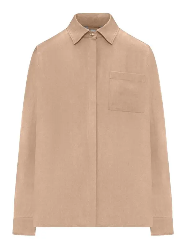Max Mara Siamese Silk Canvas Shirt