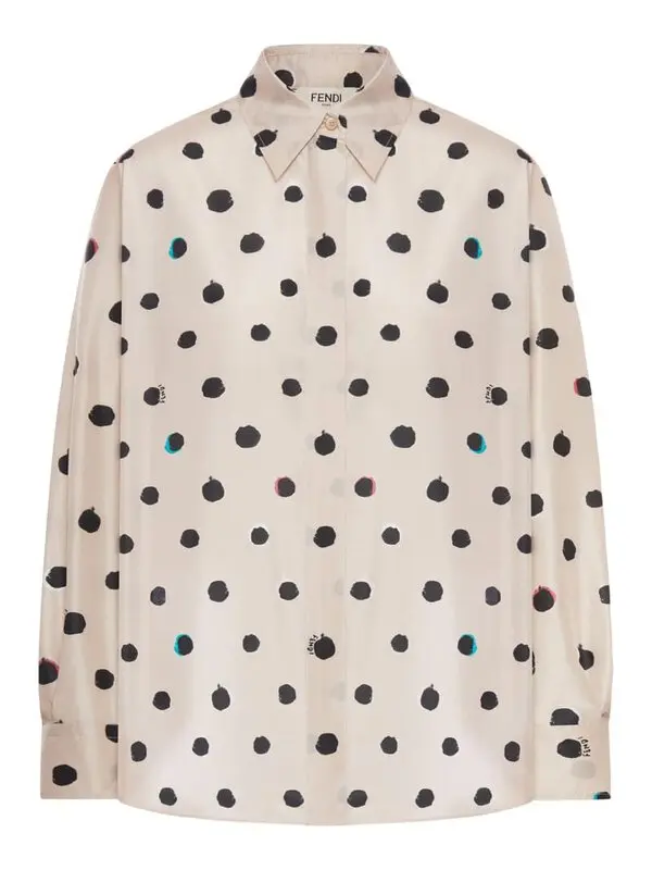Fendi Printed Taffeta Shirt - Multicolor