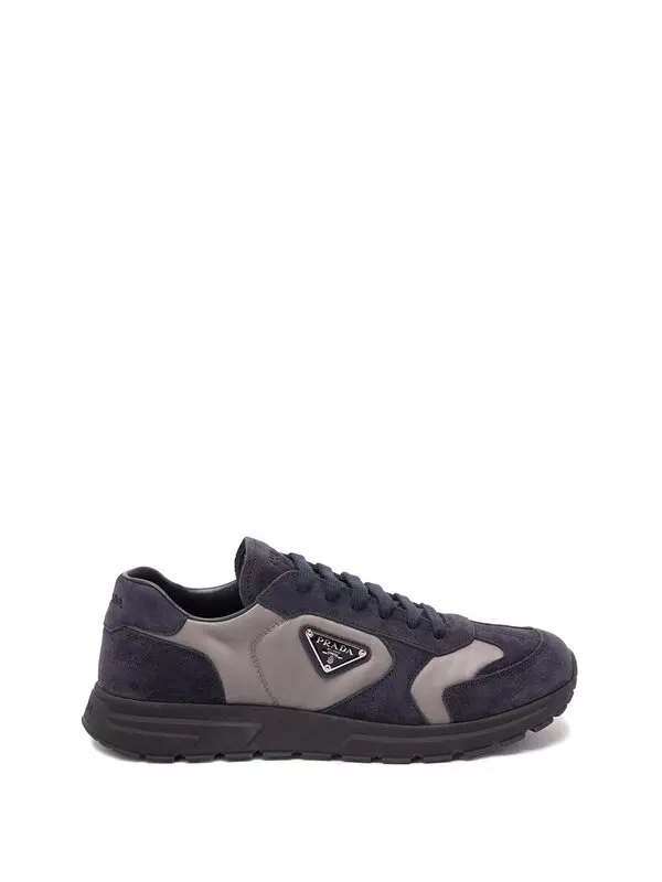 Prada Suede And Re-nylon Sneakers - Multicolor
