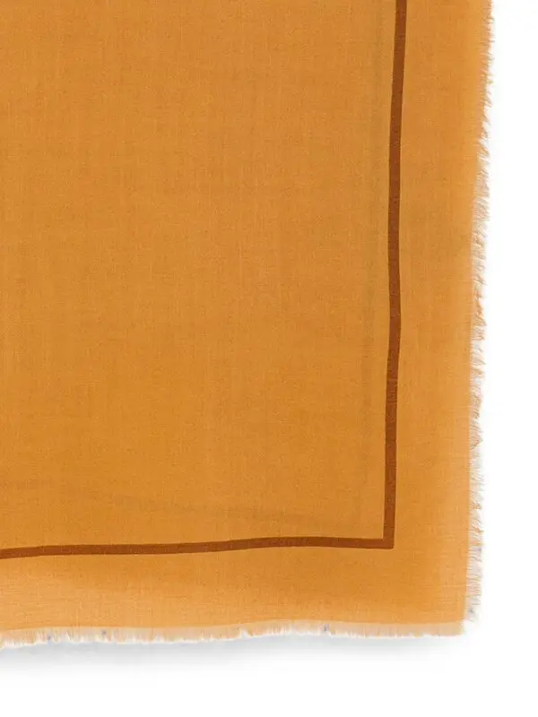 Saint Laurent Logo Wool Foulard