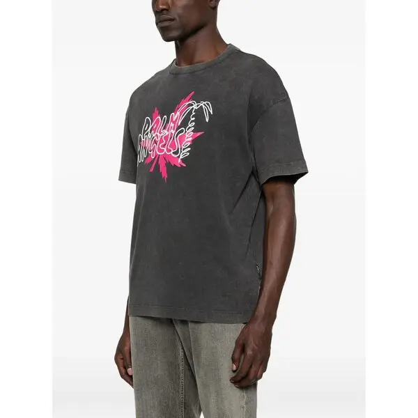 Palm Angels Grey T-shirts & Vests T-shirts