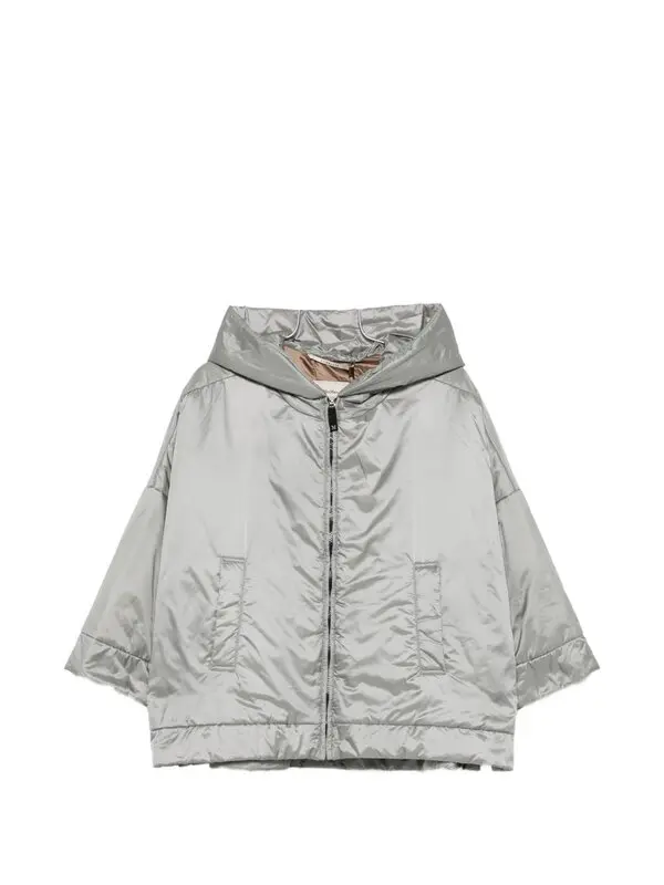 Max Mara Nylon Padded Blouson Jacket - Multicolor