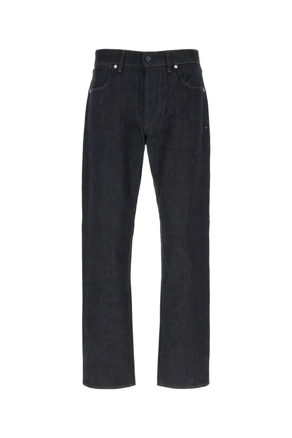Stone Island Trousers Blue Raw
