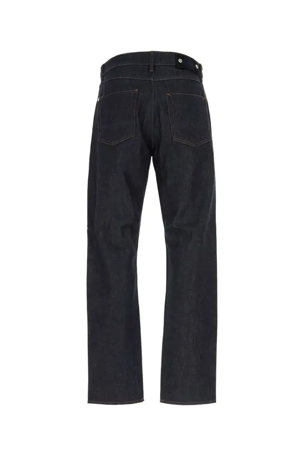 Stone Island Trousers Blue Raw
