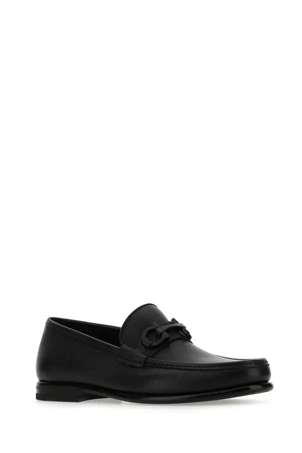 FERRAGAMO Leather Loafers