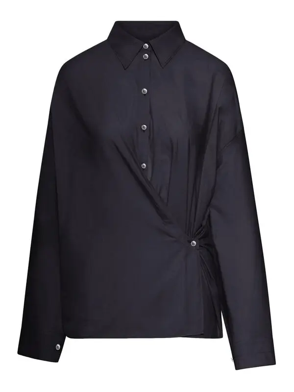 LEMAIRE Twisted Cotton Shirt - Multicolor