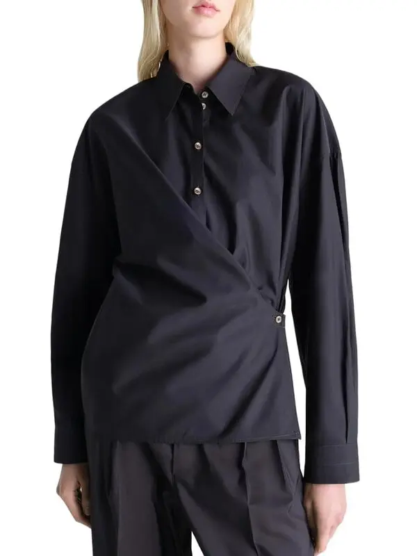 LEMAIRE Twisted Cotton Shirt - Multicolor