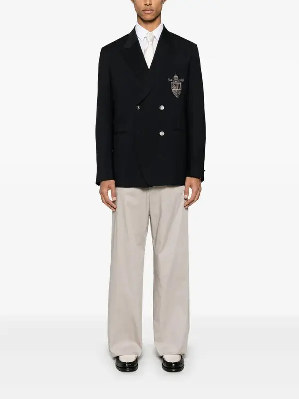 Fendi Straight-cut Cargo Cotton Trousers