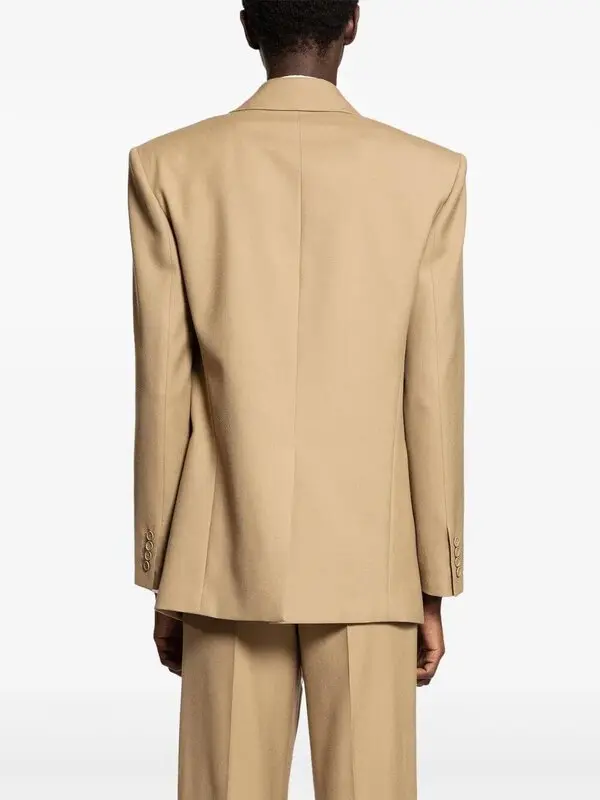 Saint Laurent Wool Gabardine Single-breasted Jacket