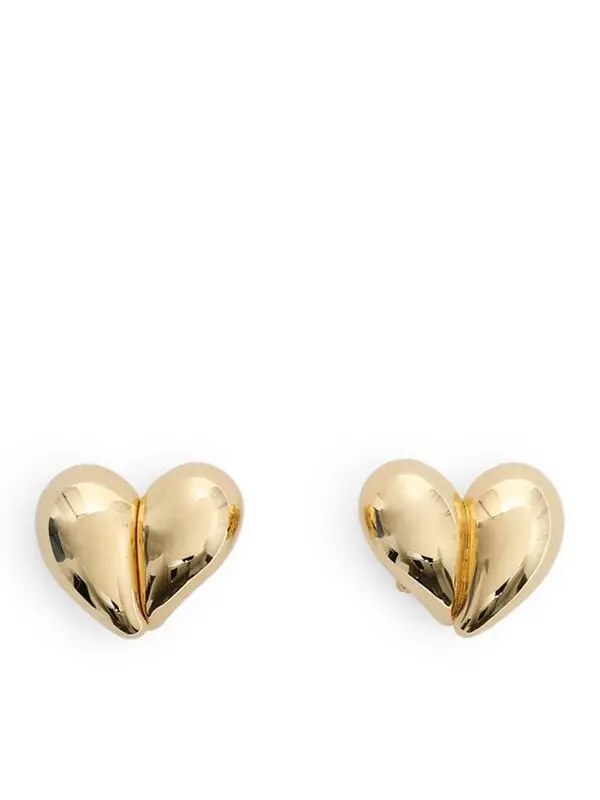 Bottega Veneta Clip-on Drop Earrings - Gold