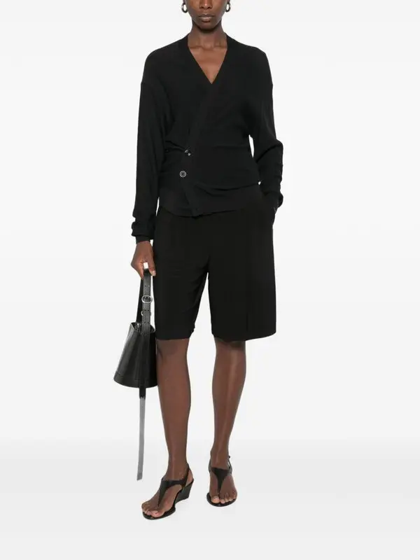 LEMAIRE Wool Blend Twisted Cardigan - Multicolor