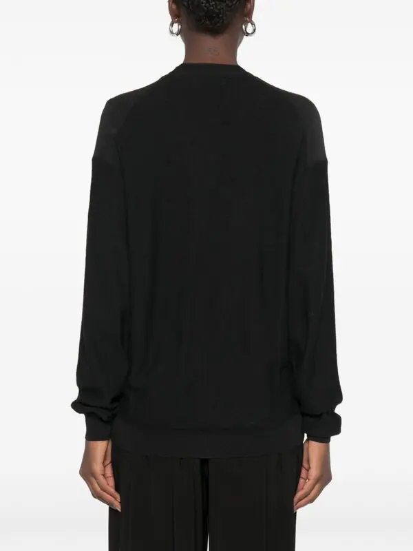 LEMAIRE Wool Blend Twisted Cardigan - Multicolor
