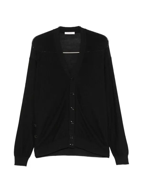 LEMAIRE Wool Blend Twisted Cardigan - Multicolor