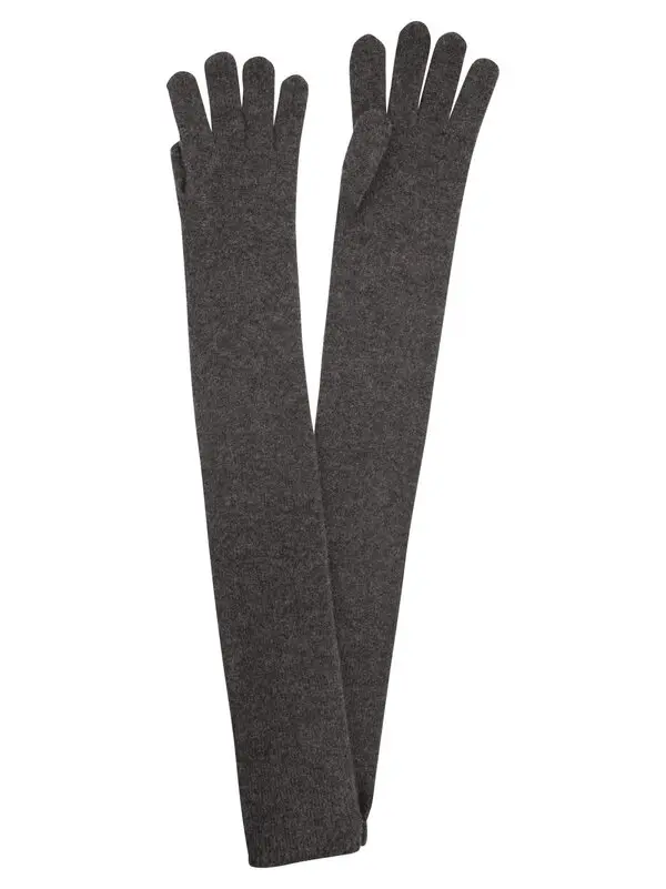 Max Mara Timor Cashmere Long Gloves - Multicolor