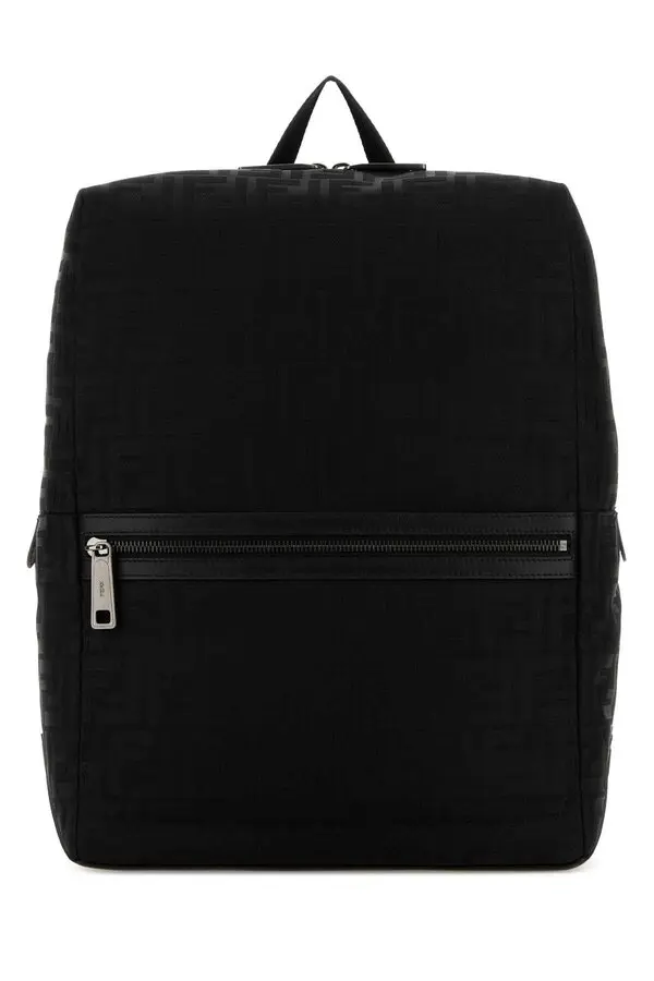 Fendi Canvas Lui Backpack - Black
