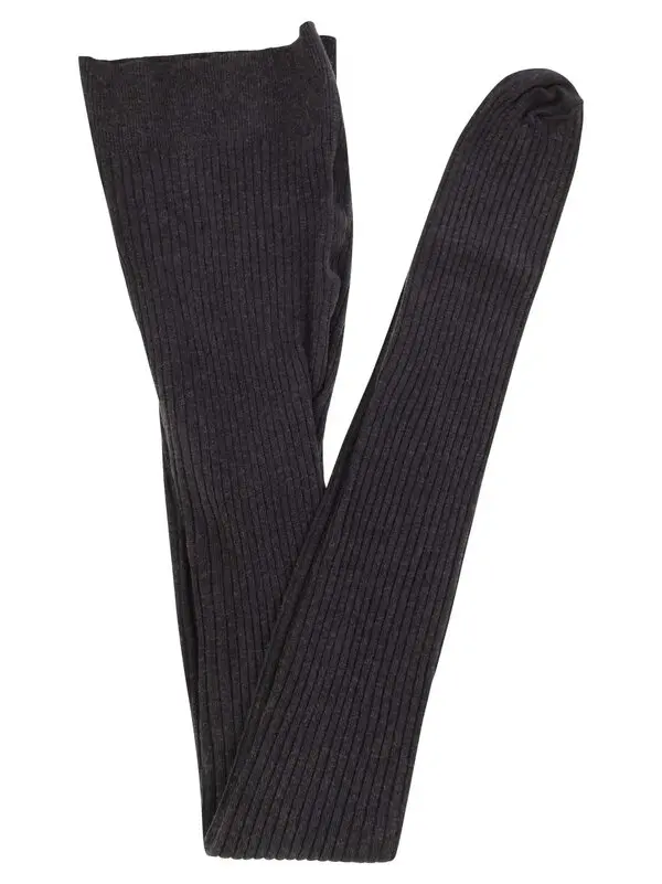 Max Mara Zavorra Ribbed Cotton Tights - Multicolor