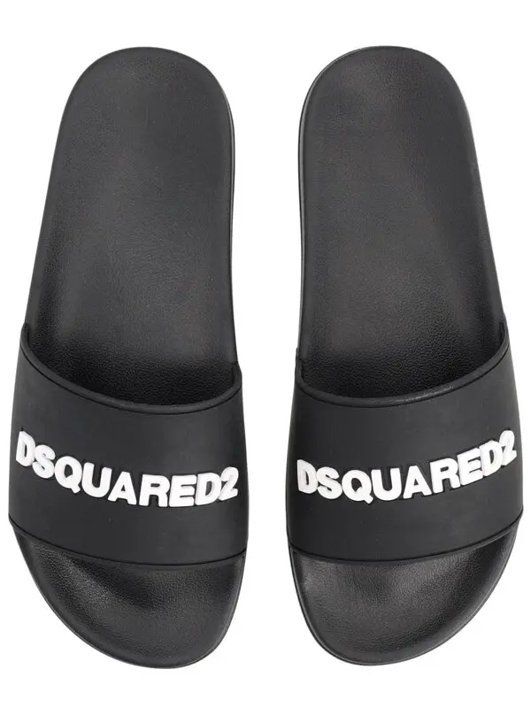 Dsquared2 Rubber Logo Slides