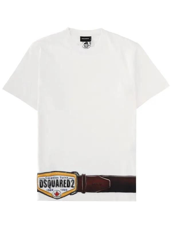 Dsquared2 T-shirt Iconique Con Stampa