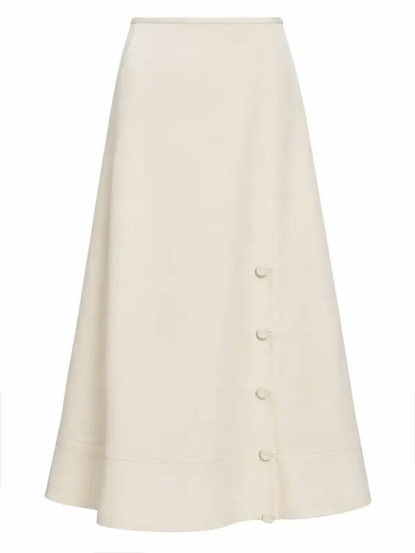 JIL SANDER Satin Skirt