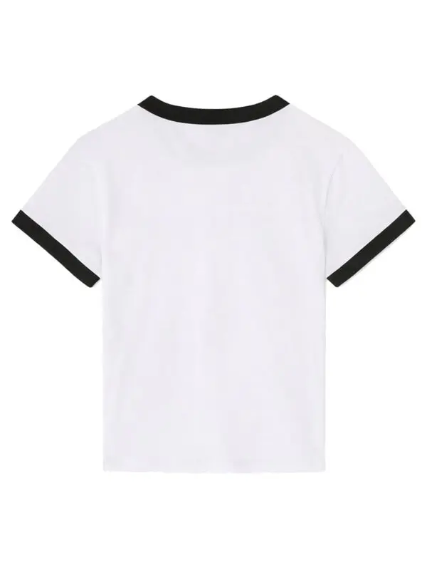 GANNI Kitty Graphic T-shirt - White