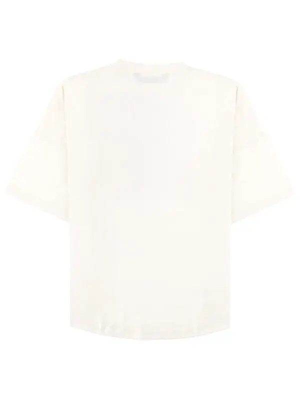Palm Angels T-shirt In Cotone - White