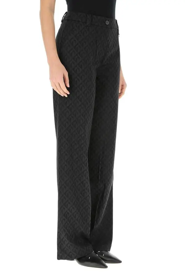 MARINE SERRE Embroidered Polyester Blend Pant