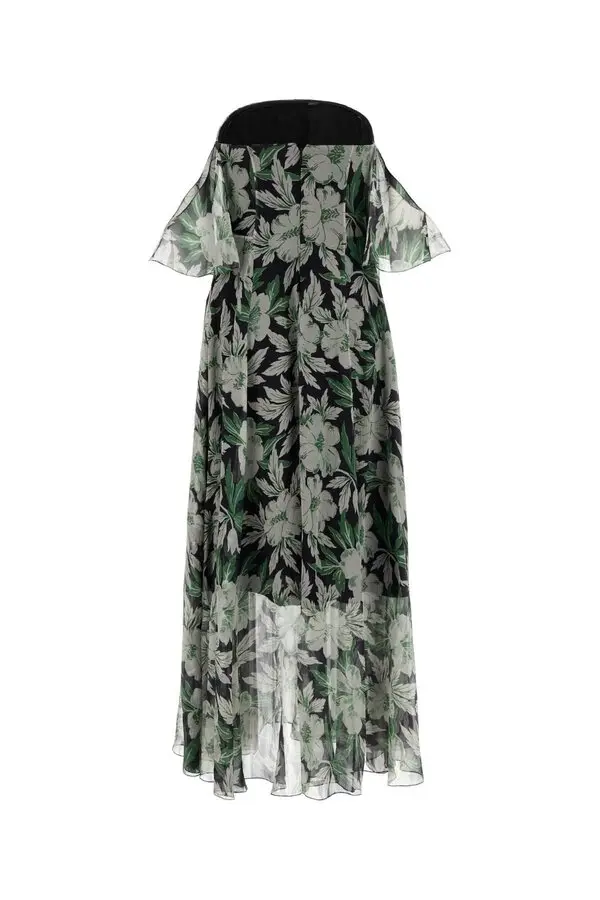 Loewe Printed Silk Dress - Multicolor