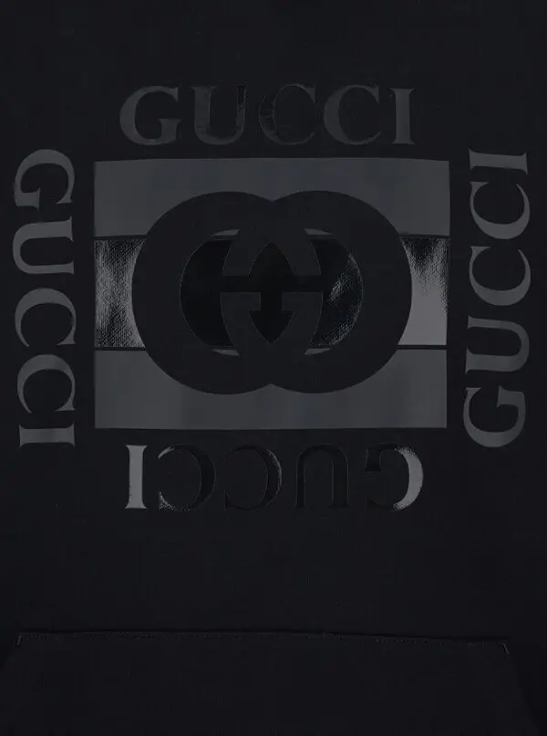 Gucci Cotton Hooded Sweatshirt - Multicolor