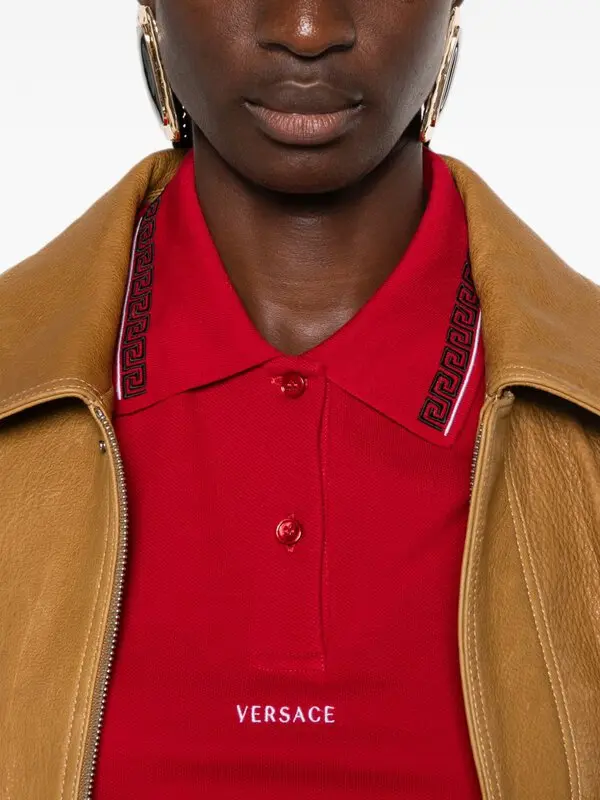 Versace Cotton Polo Shirt - Multicolor