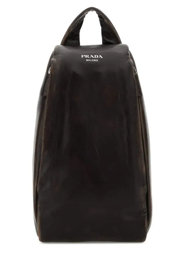 Prada Dark Nappa Leather Backpack