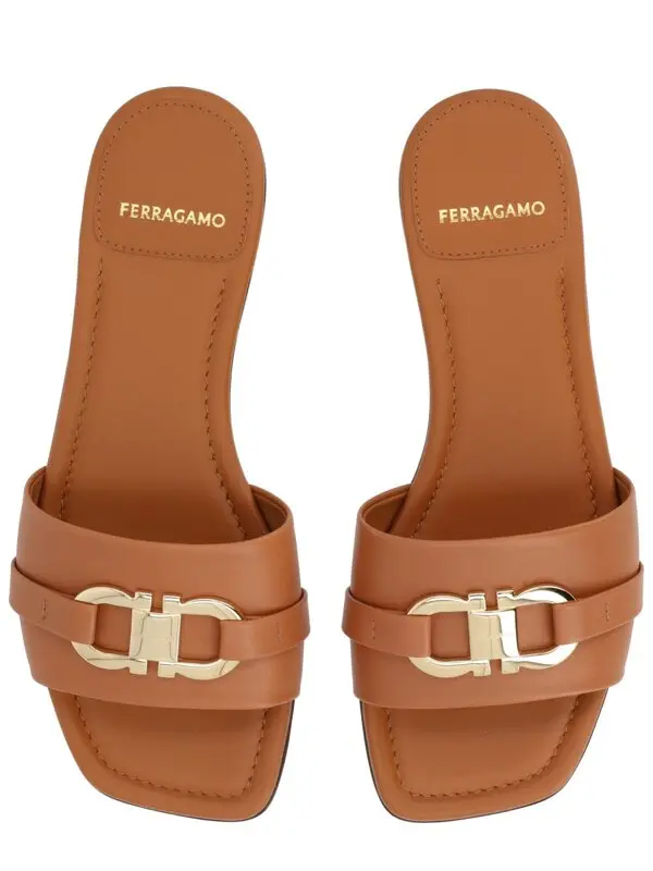FERRAGAMO Slide Gancini - Multicolor