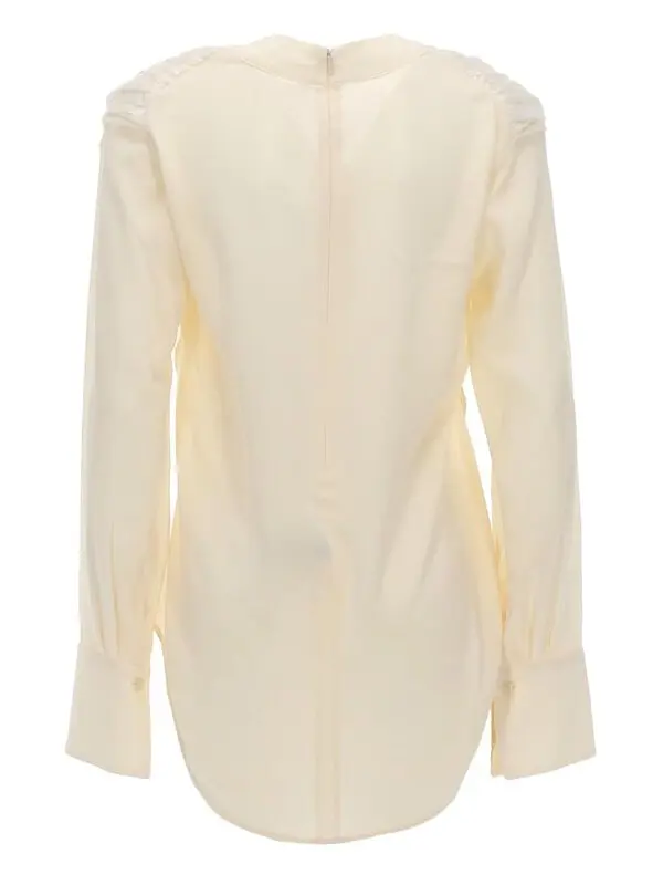 Victoria Beckham Silk Top - Cream