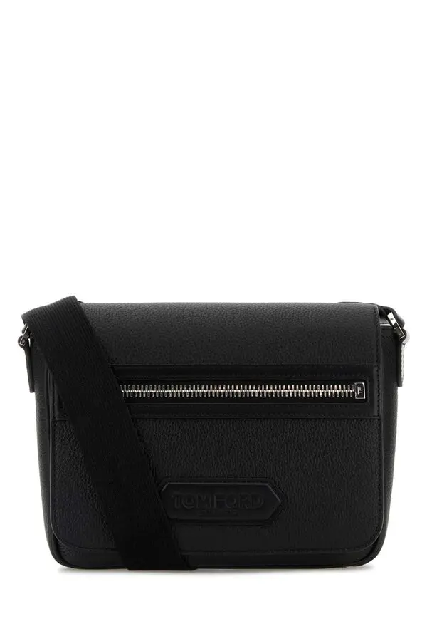 TOM FORD Leather Small Traveller Crossbody Bag