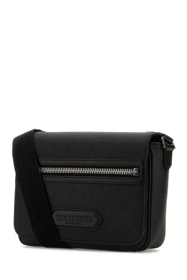 TOM FORD Leather Small Traveller Crossbody Bag
