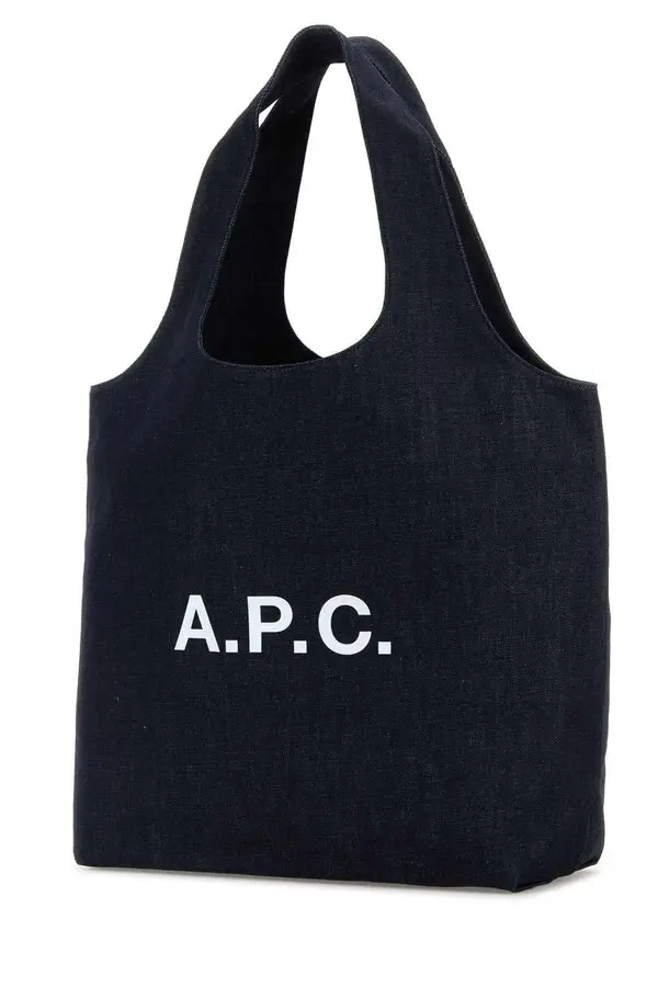 A.p.c. Denim Ninon Shopping Bag - Blue
